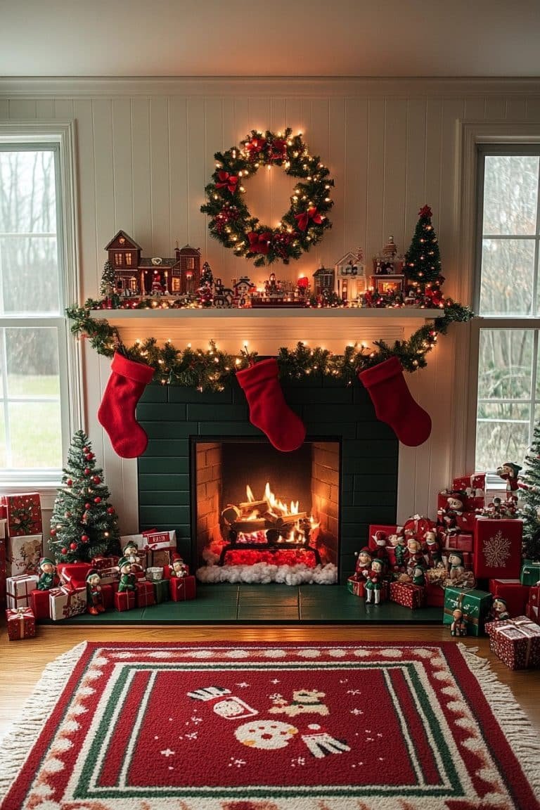 29 Christmas Fireplace Decor Ideas To Bring Holiday Magic To Your ...