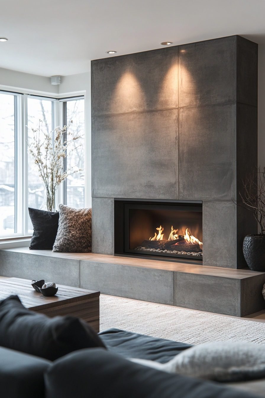 29 Modern Fireplace Ideas To Warm Up Your Space In Style - Courtneys World