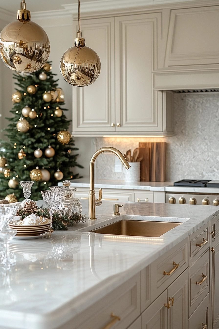 29 Christmas Kitchen Decor Ideas To Make Your Cooking Space Festive ...