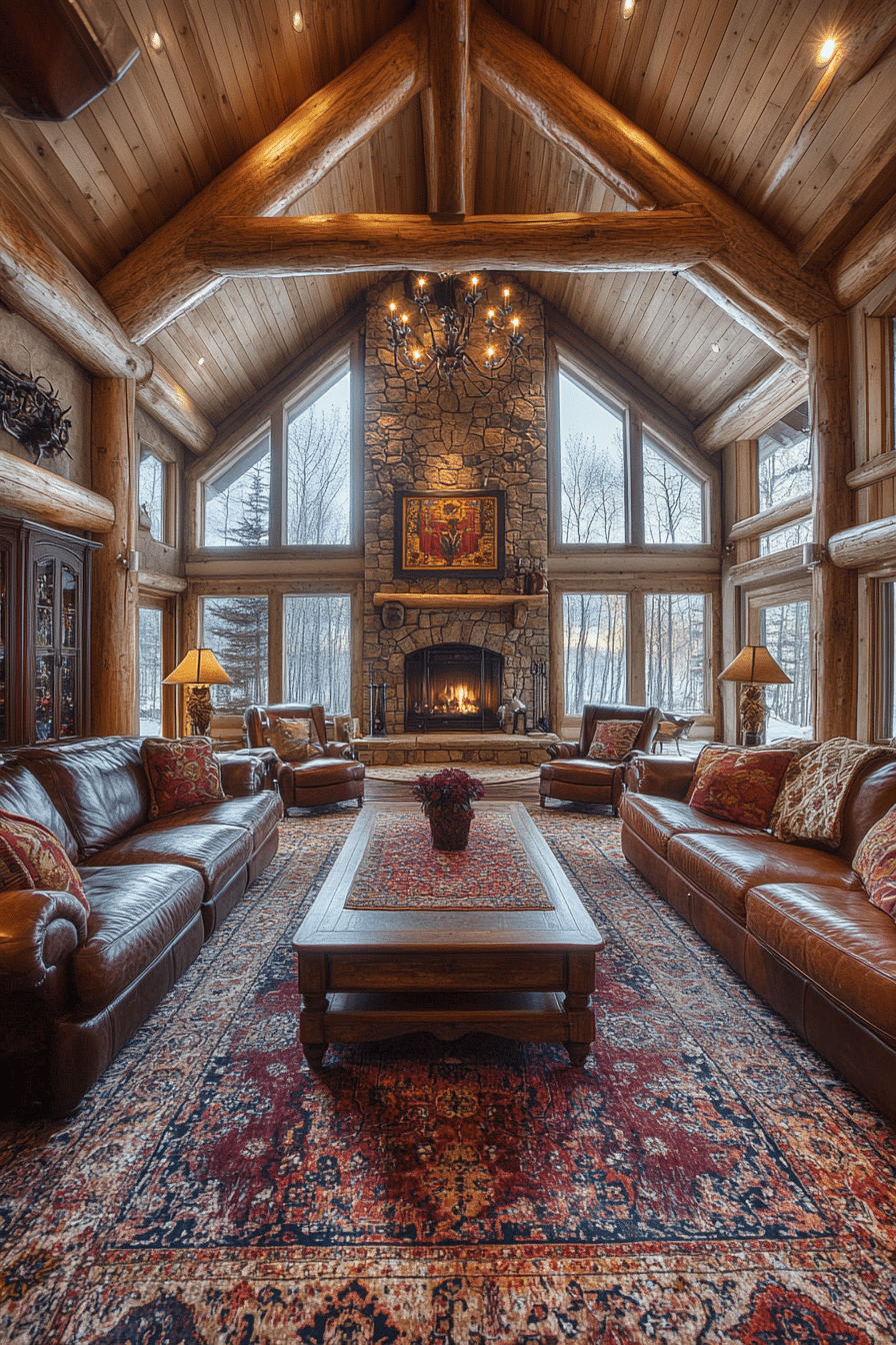 29 Log Home Aesthetic Ideas To Infuse Your Space With Cozy Character ...