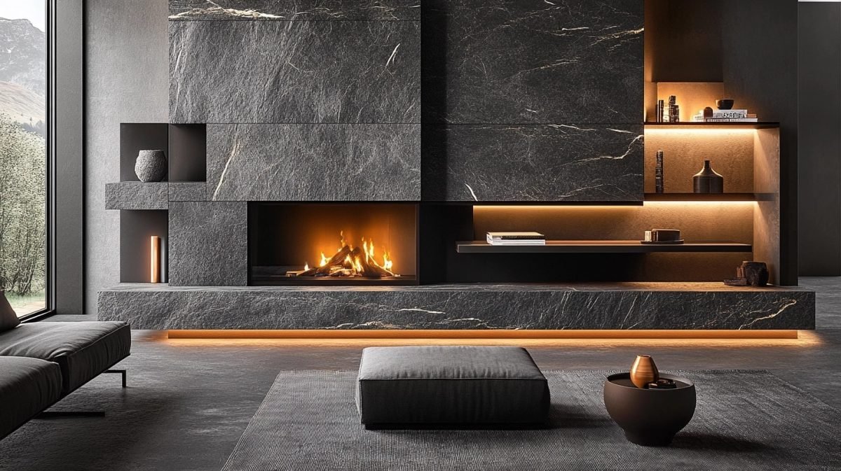 29 Modern Fireplace Ideas To Warm Up Your Space In Style - Courtneys World