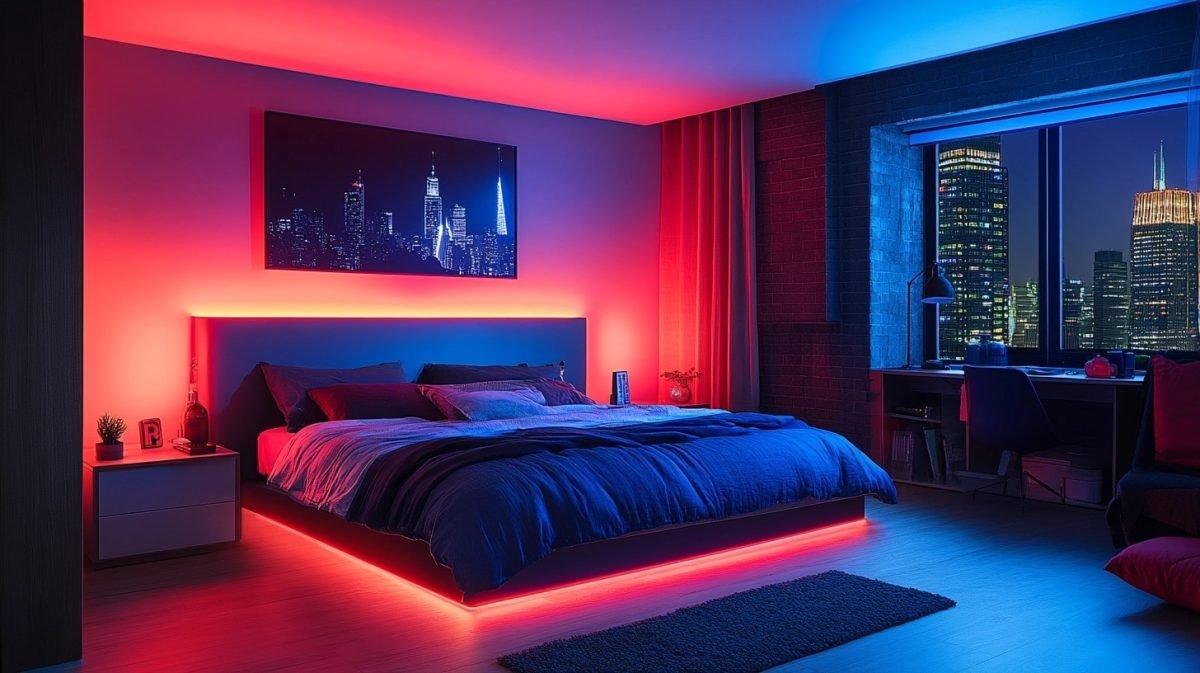 Neon Bedroom Paint