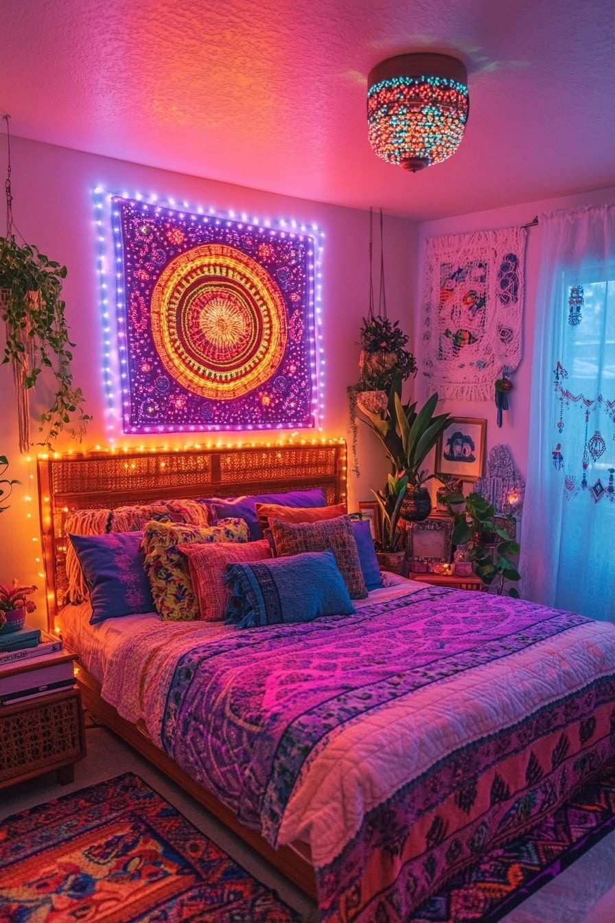 29 Neon Bedroom Ideas For A Cool And Luminous Design - Courtneys World
