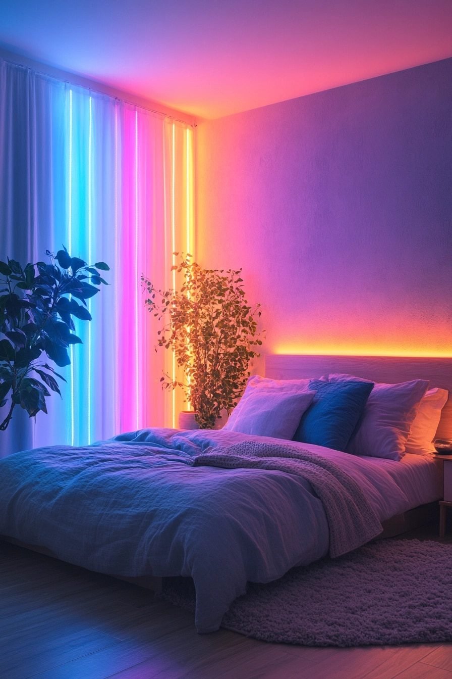 29 Neon Bedroom Ideas For A Cool And Luminous Design - Courtneys World