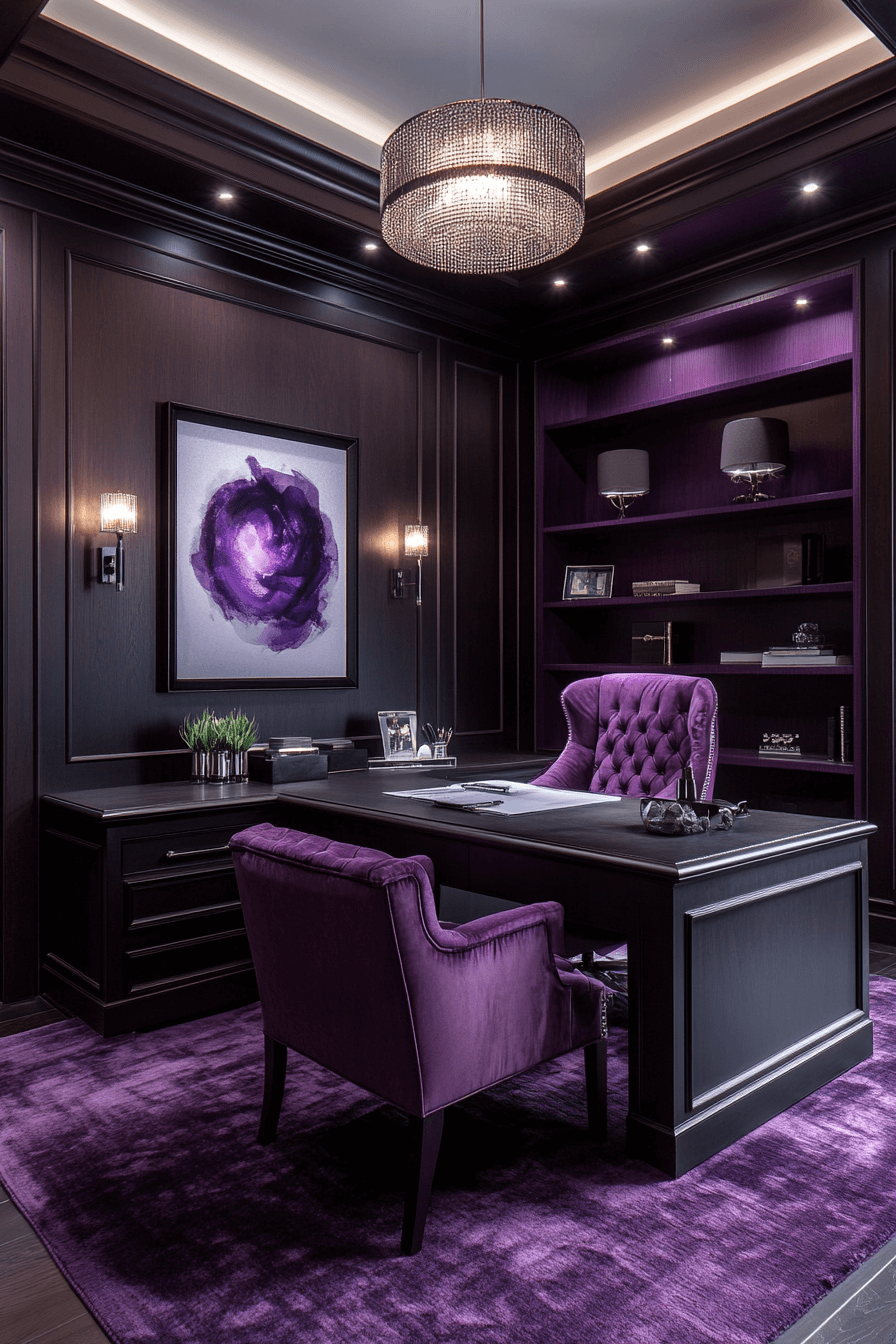 29 Moody Office Ideas For A Stunning, Cozy, And Functional Office Space ...