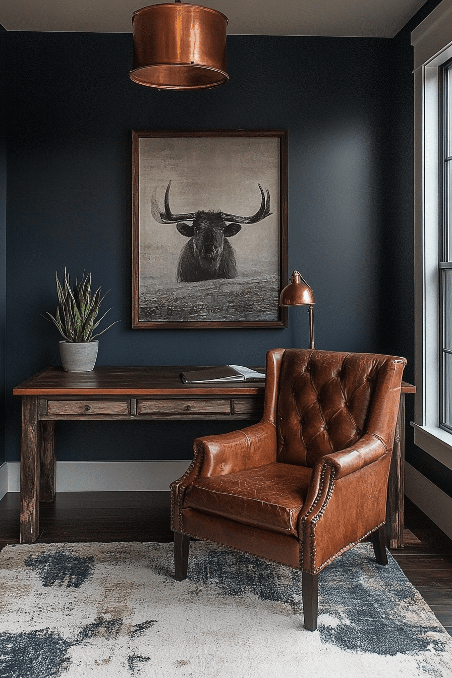 29 Moody Office Ideas For A Stunning, Cozy, And Functional Office Space ...