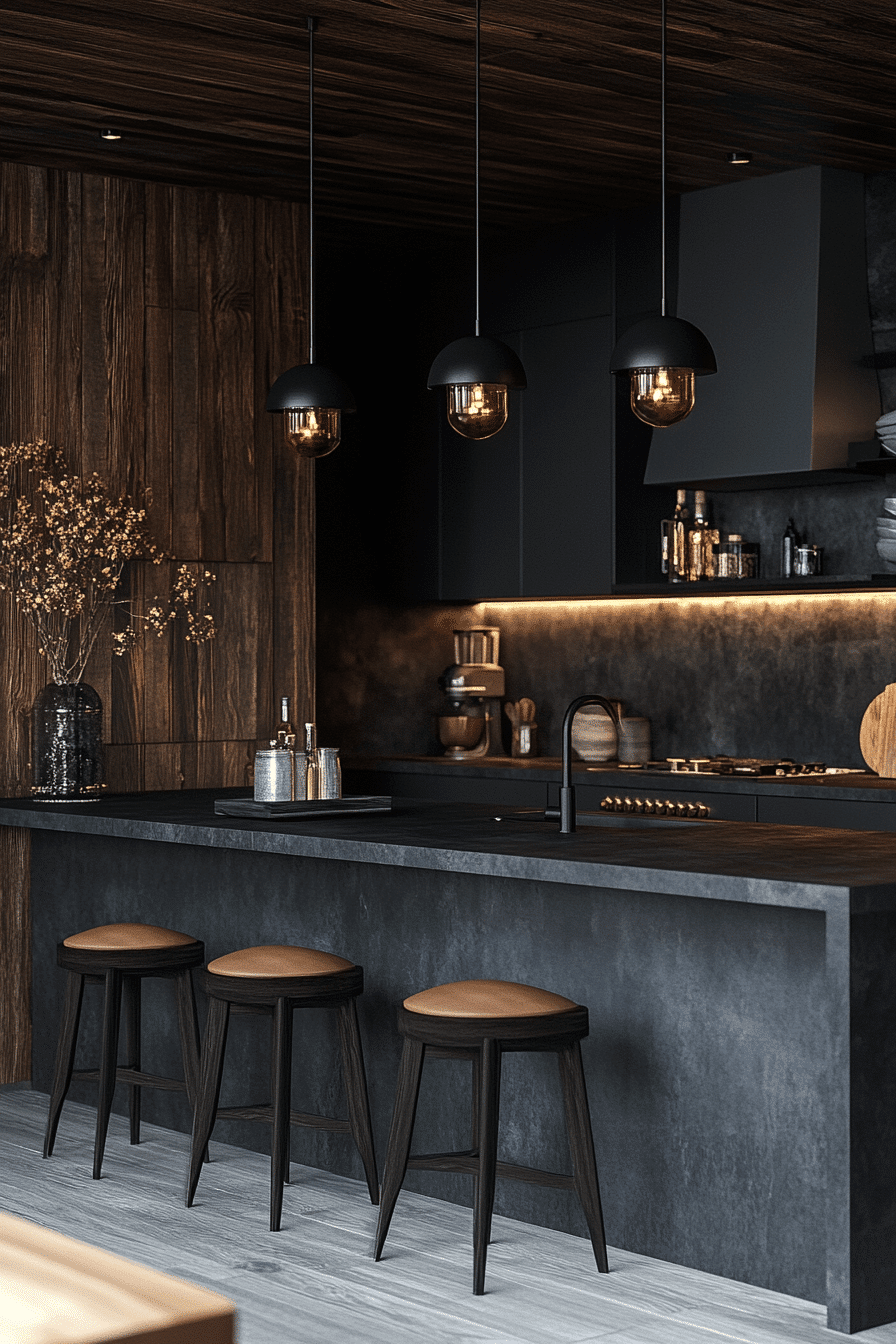 29 Dark Kitchen Aesthetic Ideas That Blend Warmth With Boldness ...