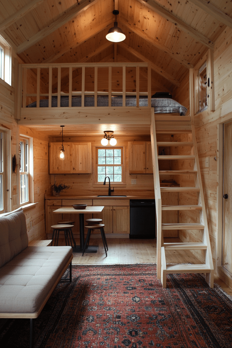 29 Small Cabin Interiors To Transform Your Tiny Space Into A Stylish ...
