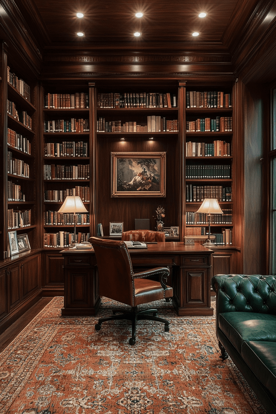 29 Moody Office Ideas For A Stunning, Cozy, And Functional Office Space ...