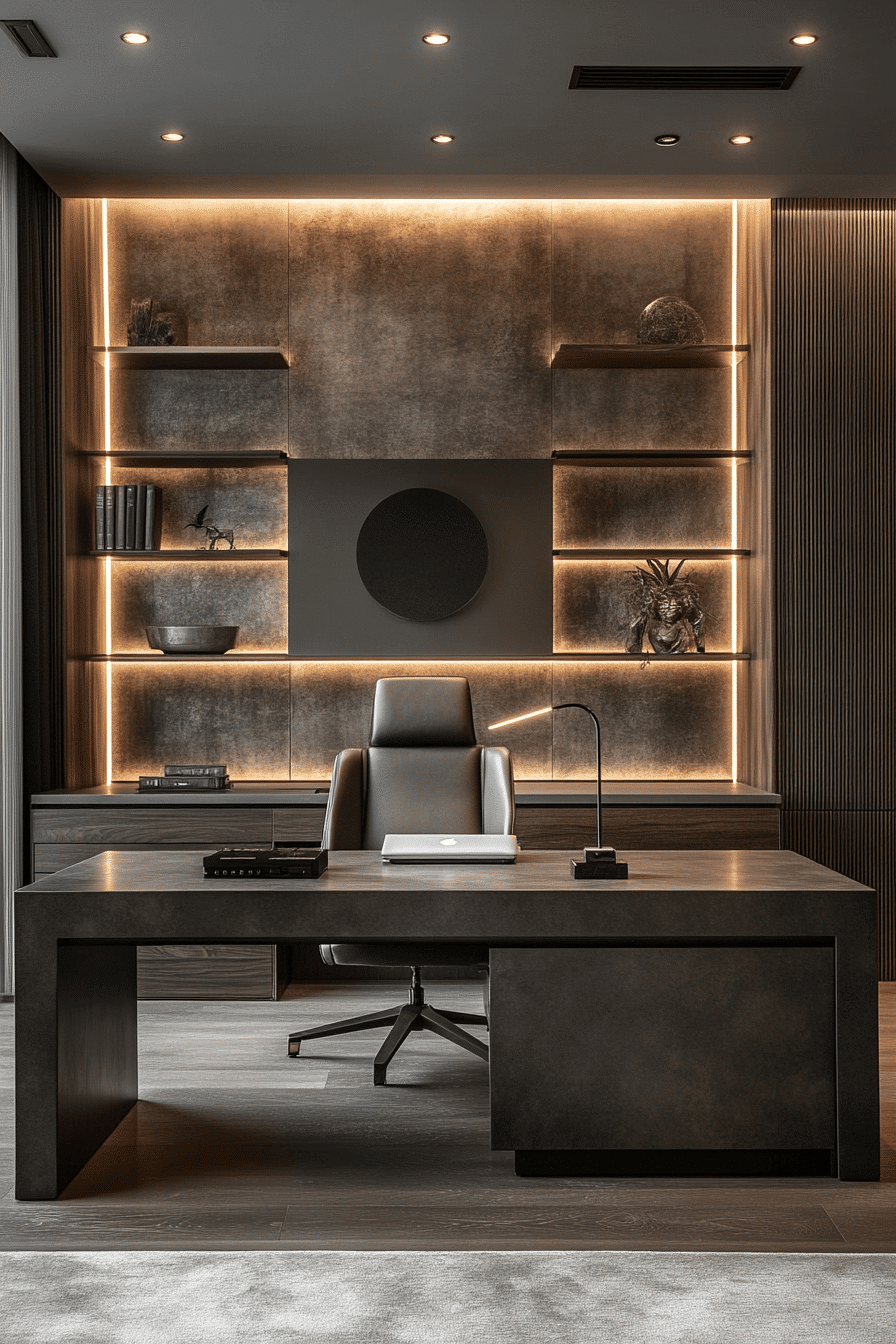 29 Moody Office Ideas For A Stunning, Cozy, And Functional Office Space ...