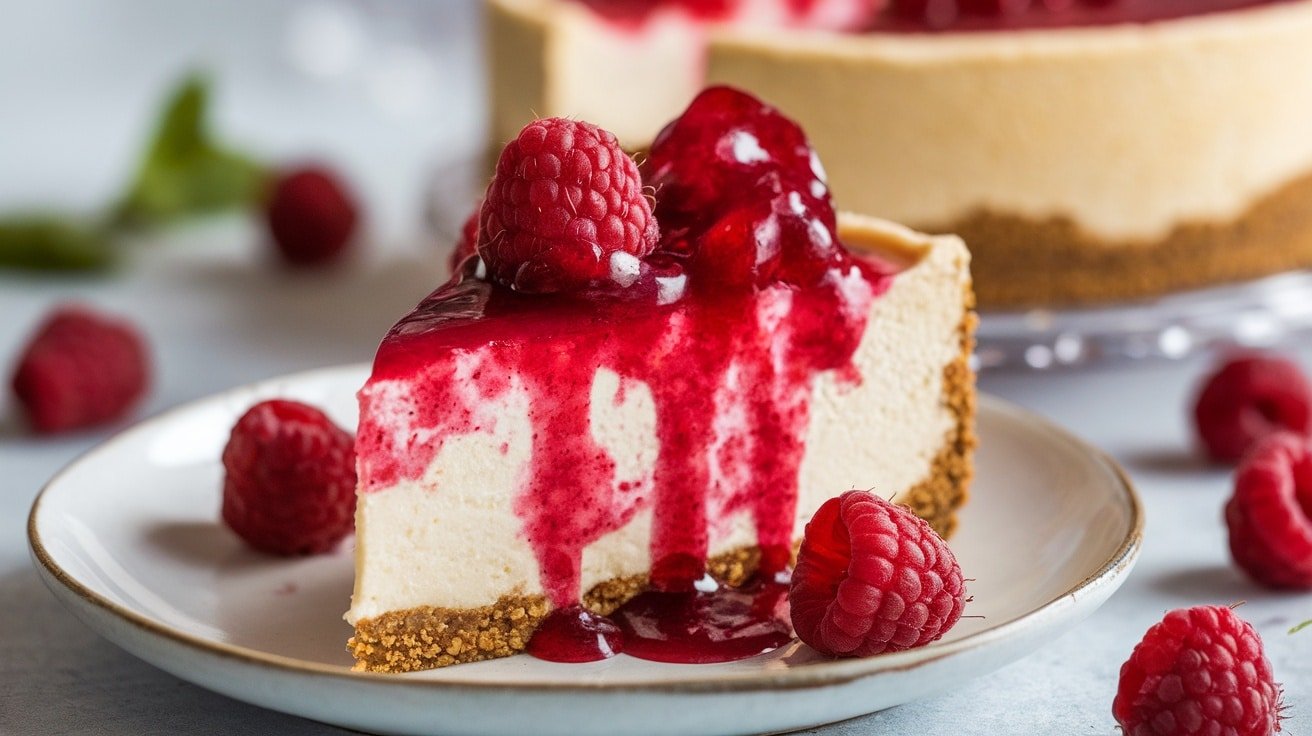 Delightful No-Bake Raspberry Cheesecake Recipe - Courtneys World