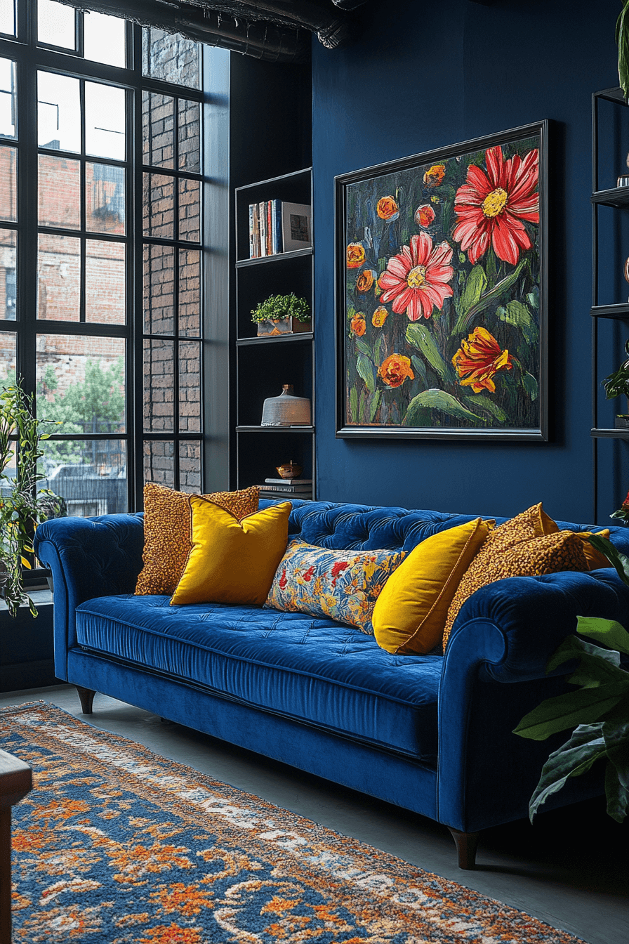 29 Blue Couch Living Room Ideas That Bring Calm Elegance And Fresh ...