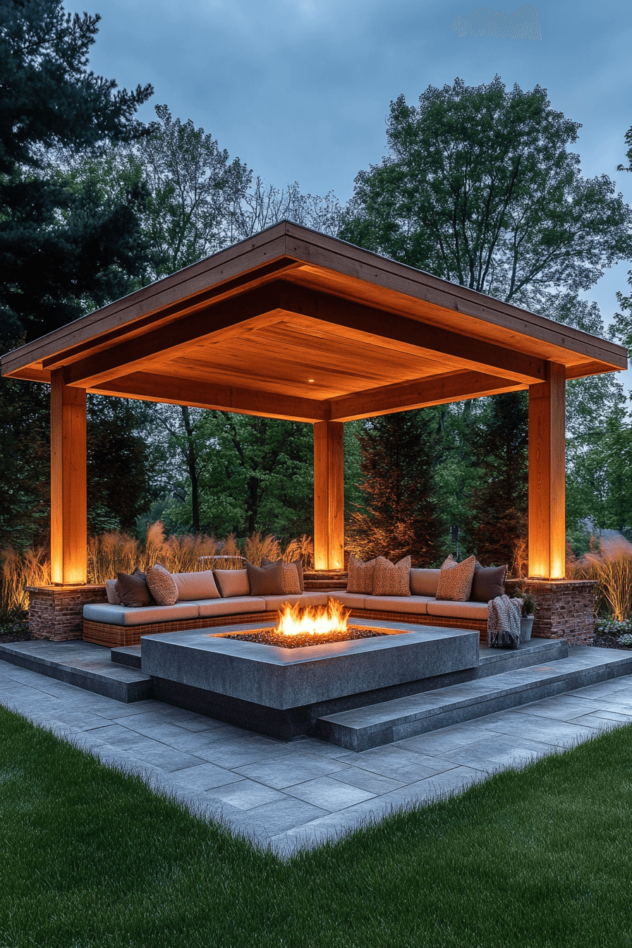 29 Backyard Fire Pit Lounge Spaces To Create Happy Memories Outdoors ...