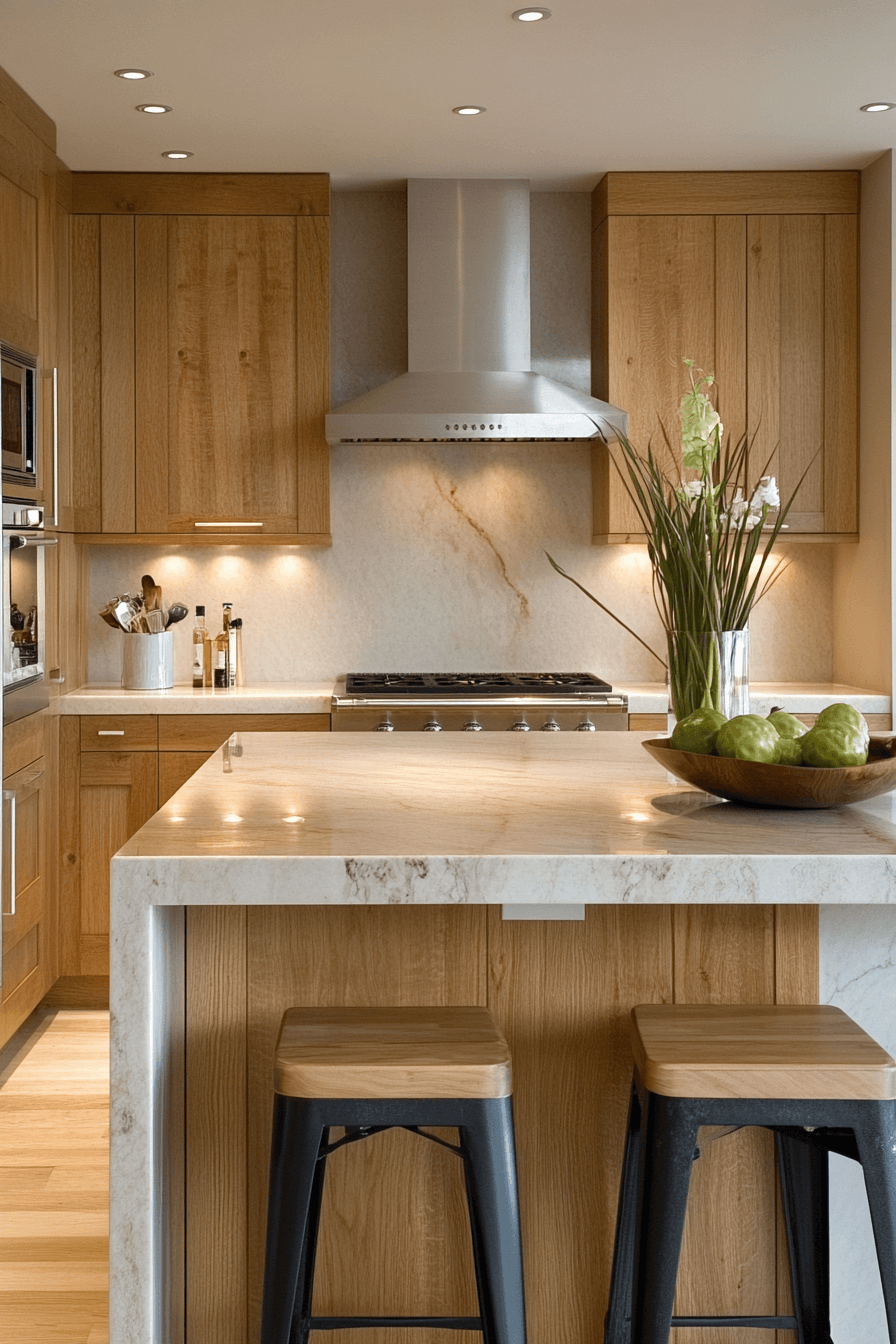 29 Light Oak Kitchen Cabinets That Bring Bright Warmth And Timeless ...