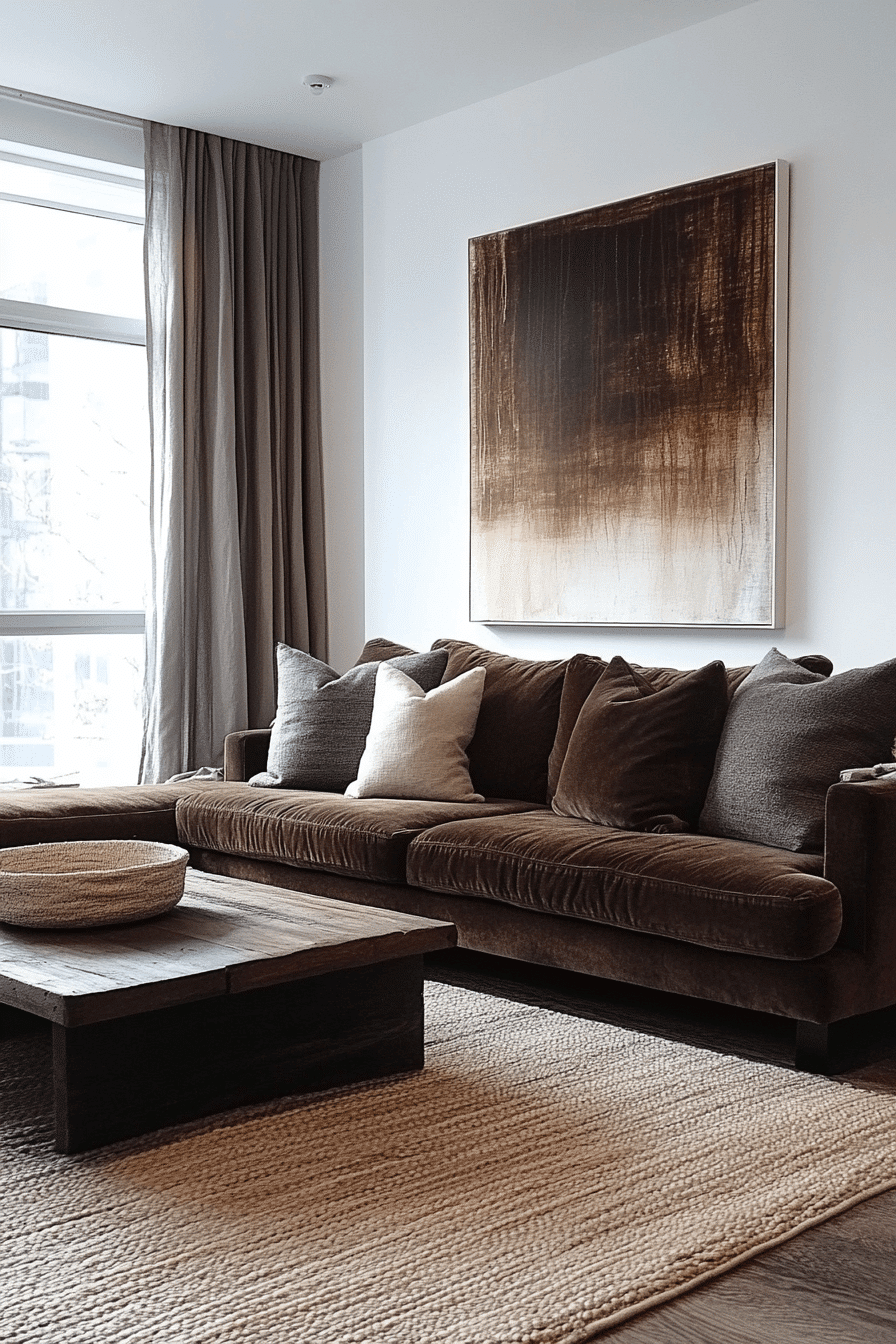 29 Dark Couch Living Rooms That Bring Bold Elegance And Lasting Comfort ...