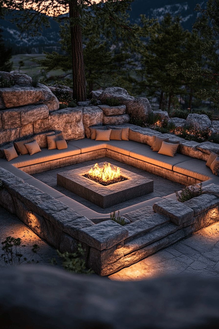 29 Backyard Fire Pit Lounge Spaces To Create Happy Memories Outdoors ...