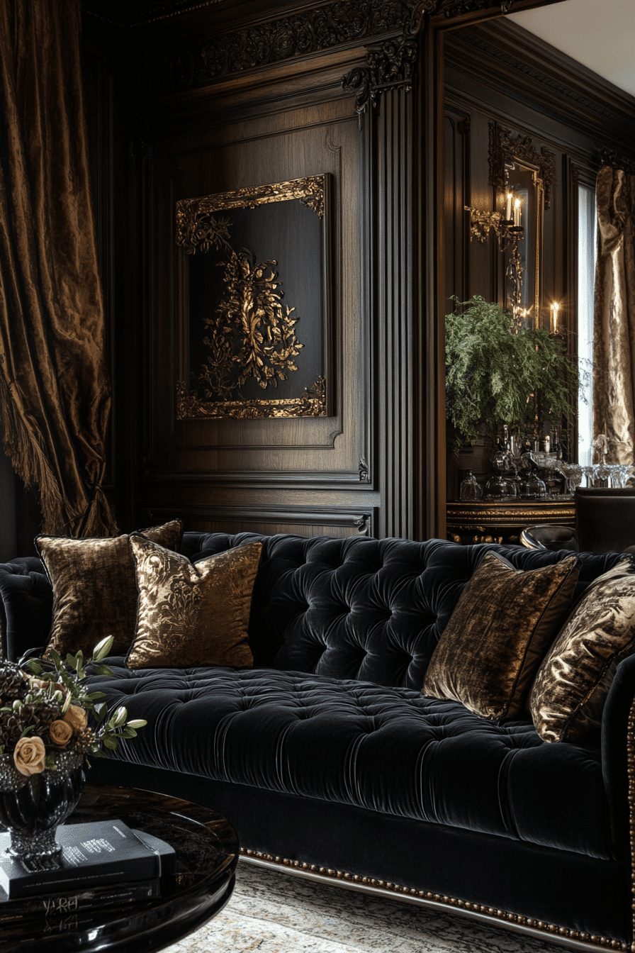 29 Dark Couch Living Rooms That Bring Bold Elegance And Lasting Comfort ...