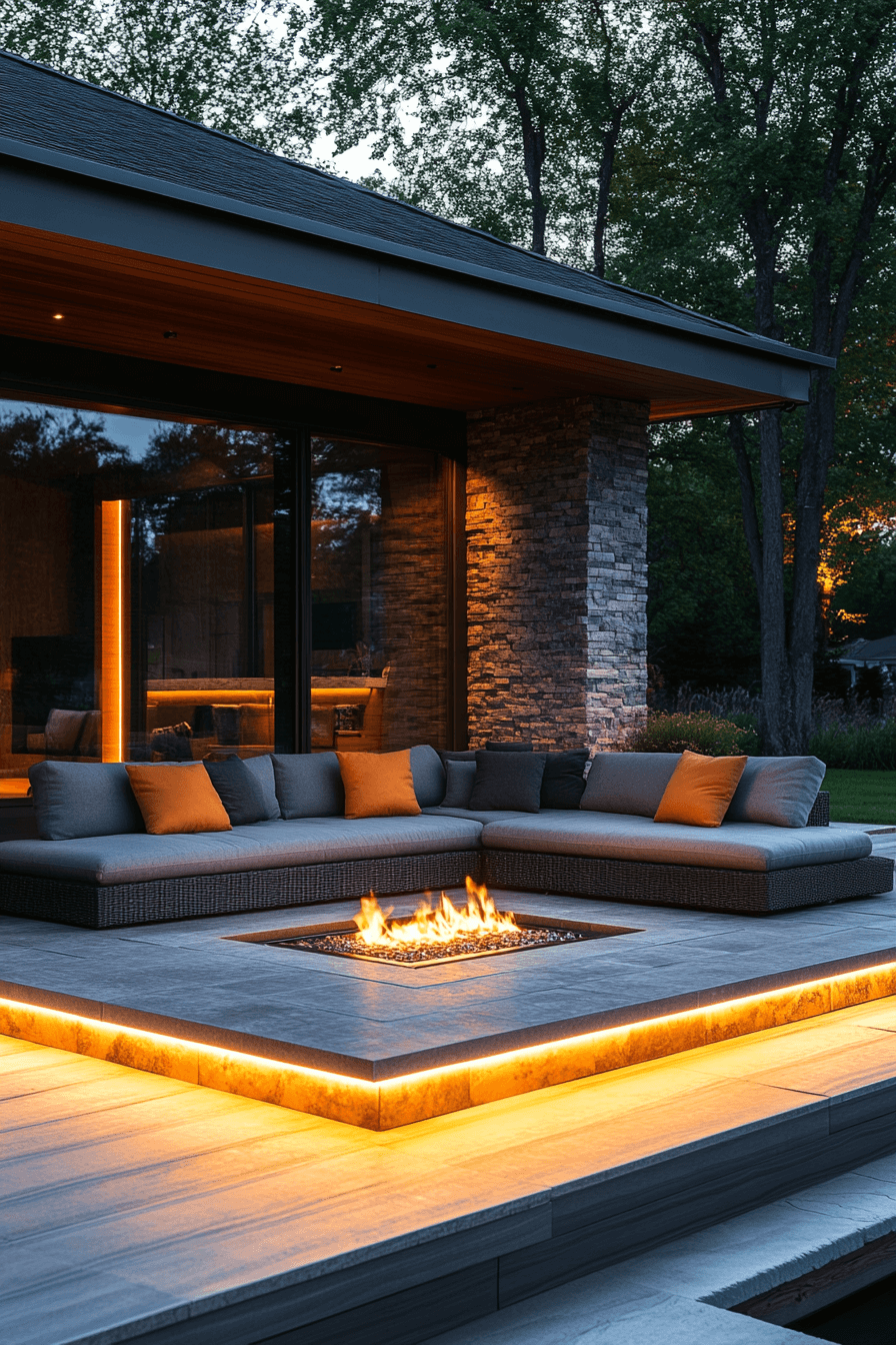 29 Backyard Fire Pit Lounge Spaces To Create Happy Memories Outdoors ...