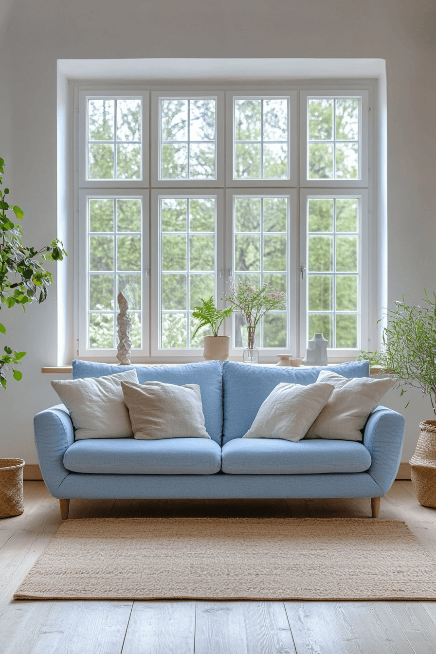 29 Blue Couch Living Room Ideas That Bring Calm Elegance And Fresh ...