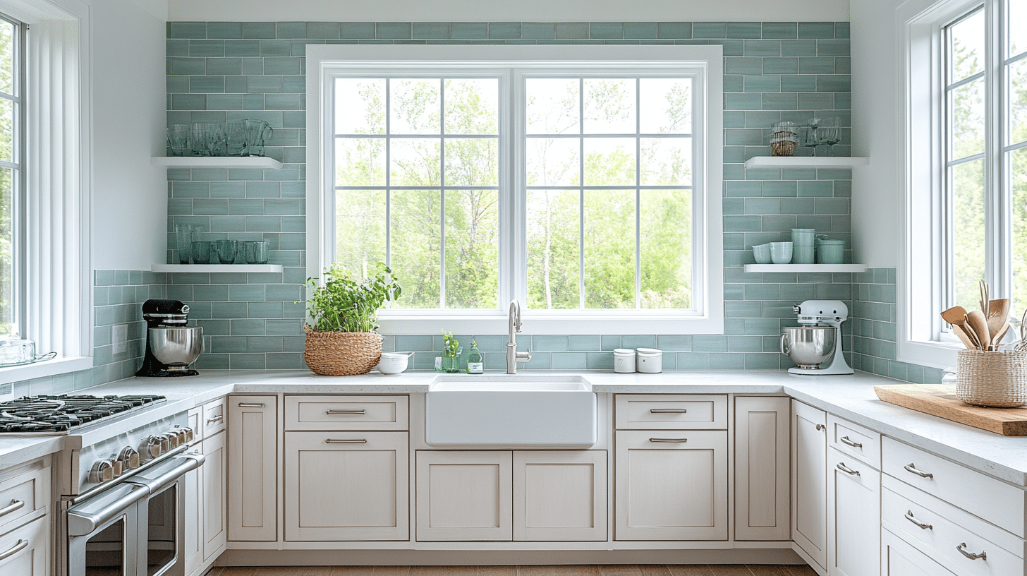 29 Coastal Kitchen Backsplash Ideas That Bring Breezy Charm And Fresh ...