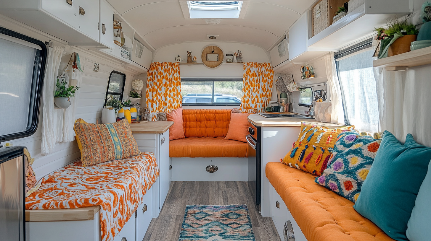 29 Small Camper Interior Ideas That Bring Big Style And Cozy Comfort ...